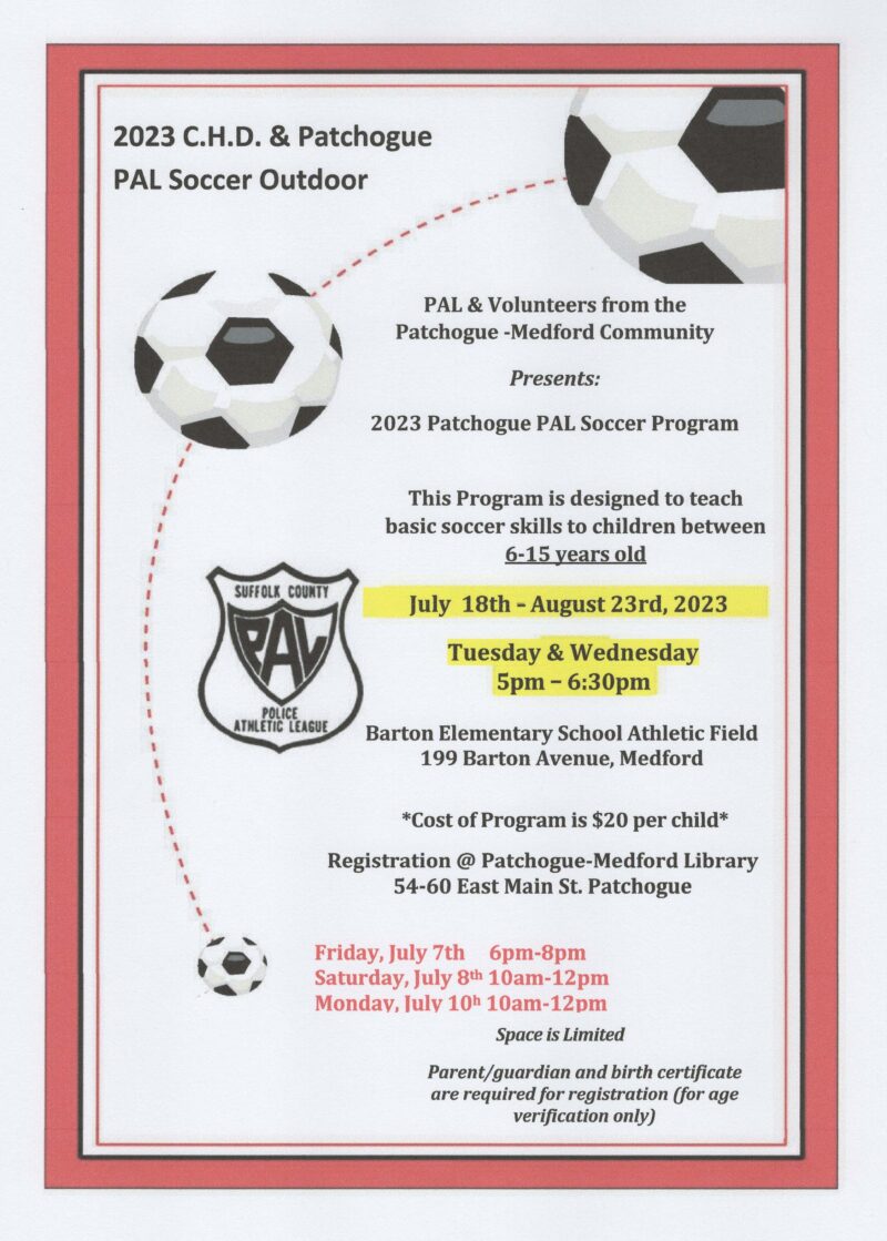 Upcoming Events - Suffolk PAL